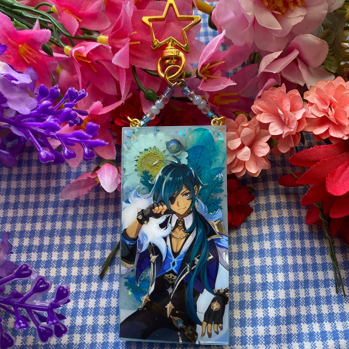 Floral Inspired Genshin Impact Keychains - Etsy