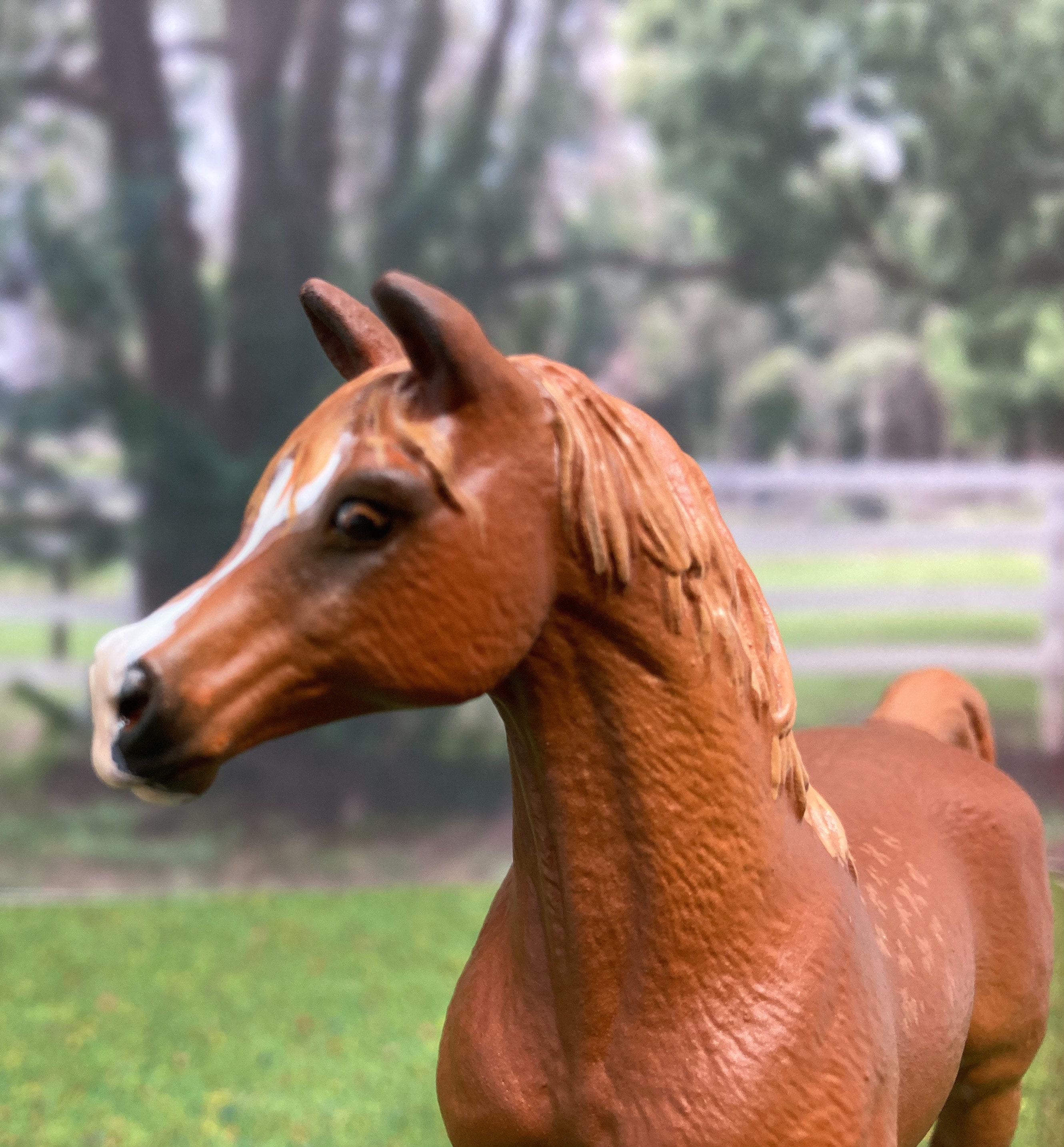 Schleich Custom Arabian Stallion Chestnut Model Horse OOAK - Etsy