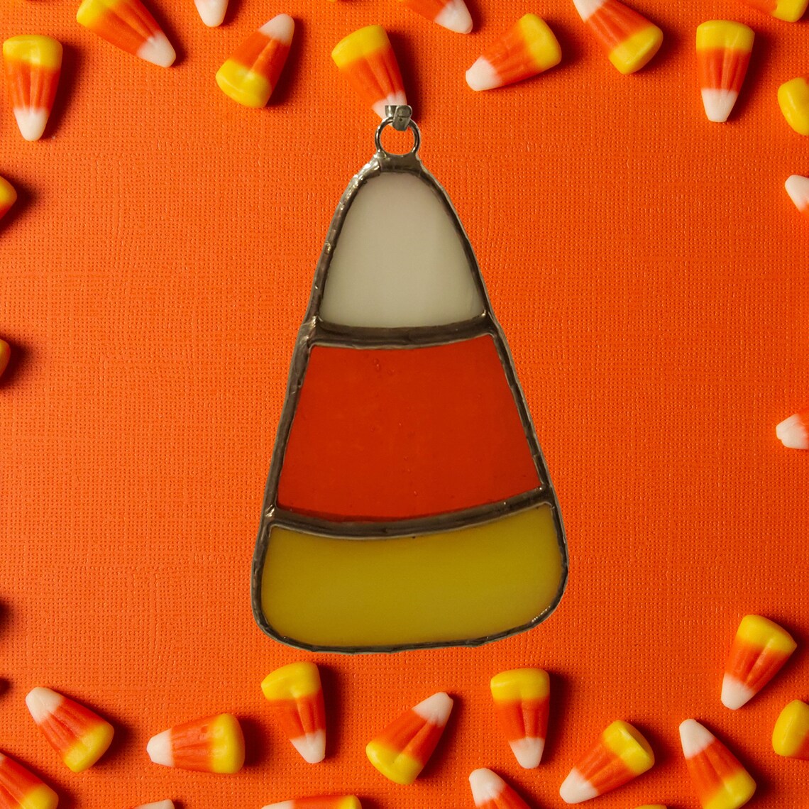 Stained Glass Candy Corn Sun Catcher Calorie Free Candy Corn | Etsy