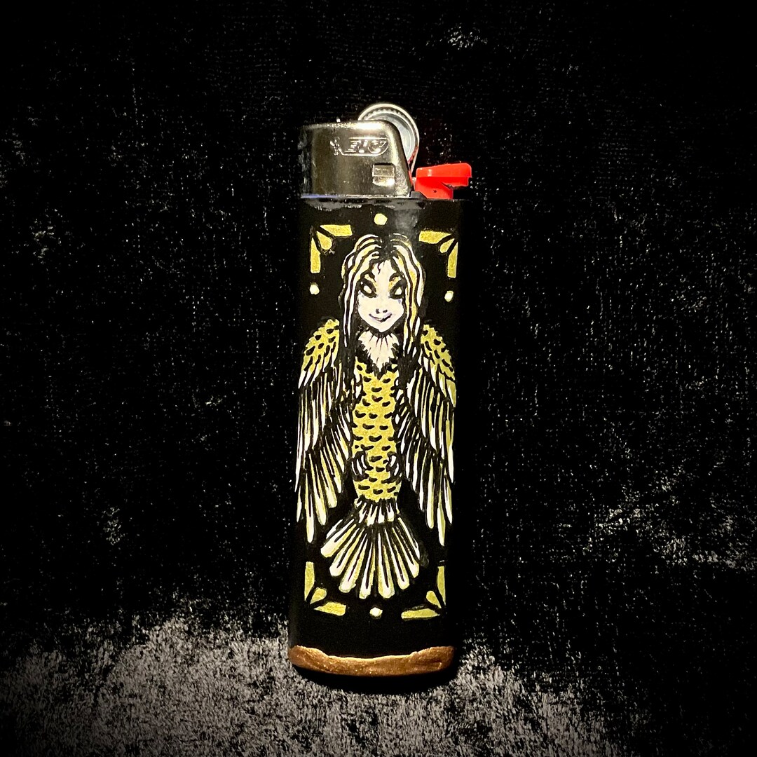 Harpy Hand-painted Lighter - Etsy
