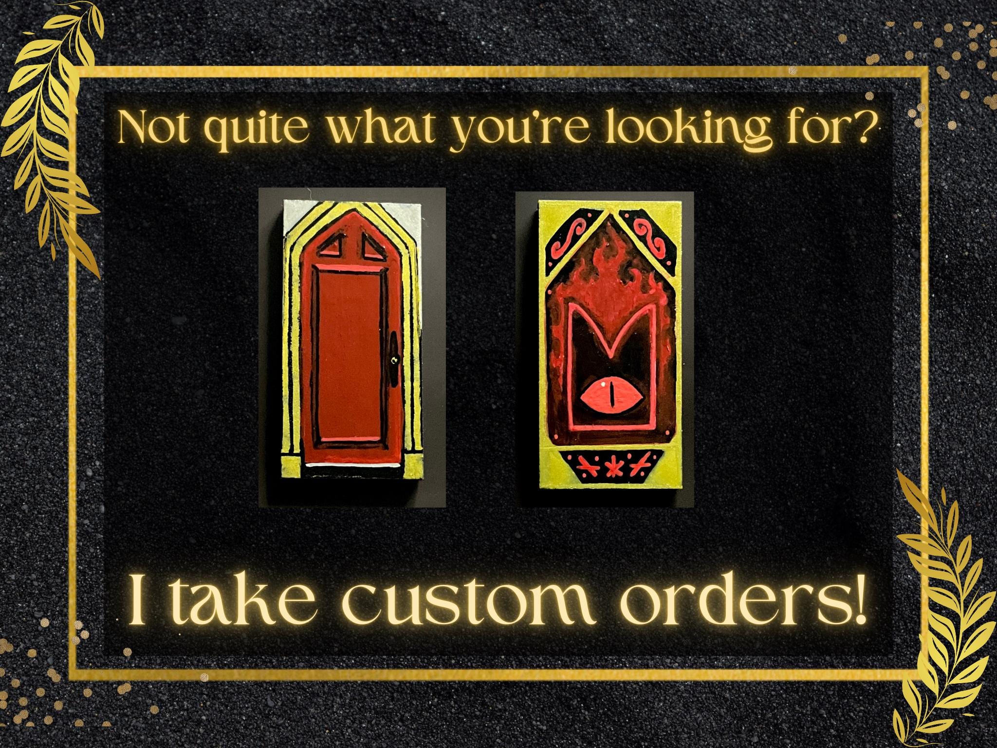 Cult of the Lamb Red Crown Hand-painted Magnet - Etsy