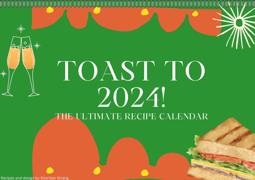 Digital 2024 Recipe Calendar - Etsy