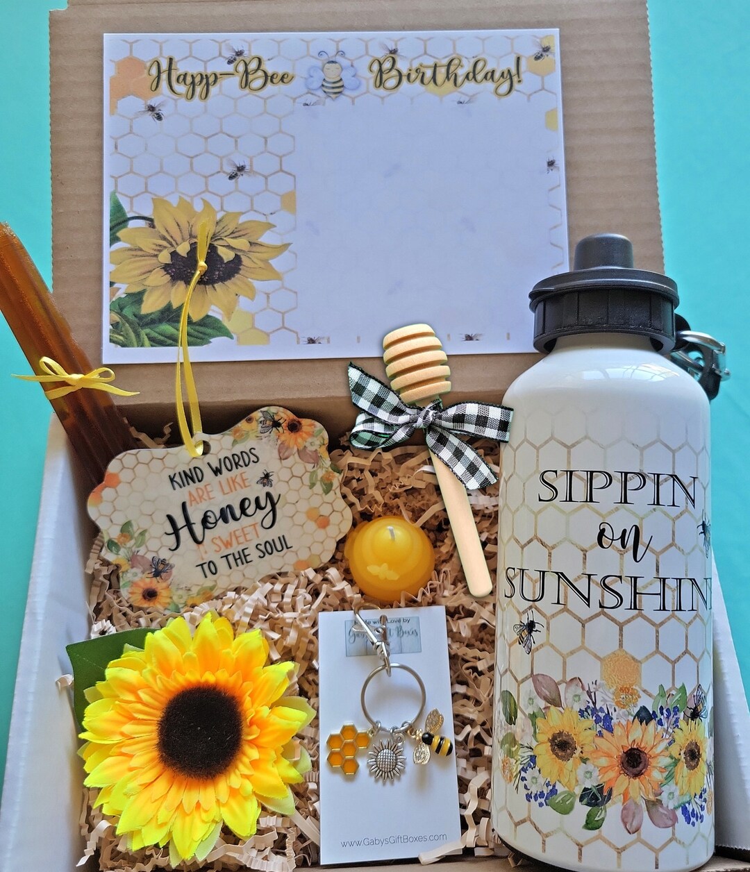 Happy Birthday Bee Lover Gift Box, Thank You, Thinking of You, Gift for ...