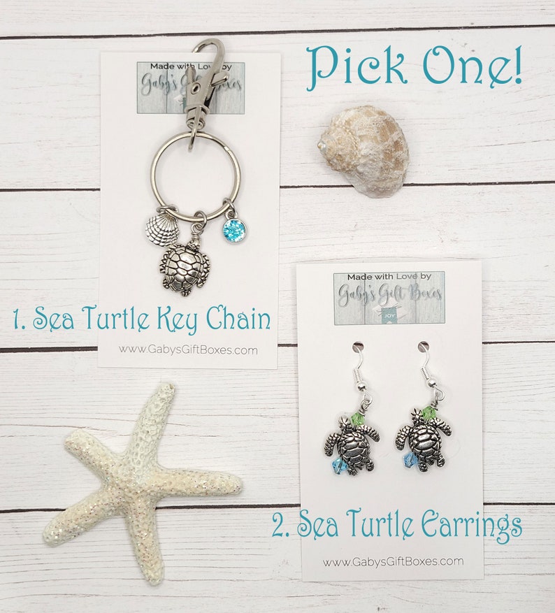 Happy Birthday Sea Turtle Gift Box Turtle Shell Gift for Her - Etsy