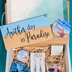 Thank You Beach Gift Box Beach Lover Beach Cottage Basket - Etsy
