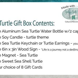 Happy Birthday Sea Turtle Gift Box Turtle Shell Gift for Her - Etsy