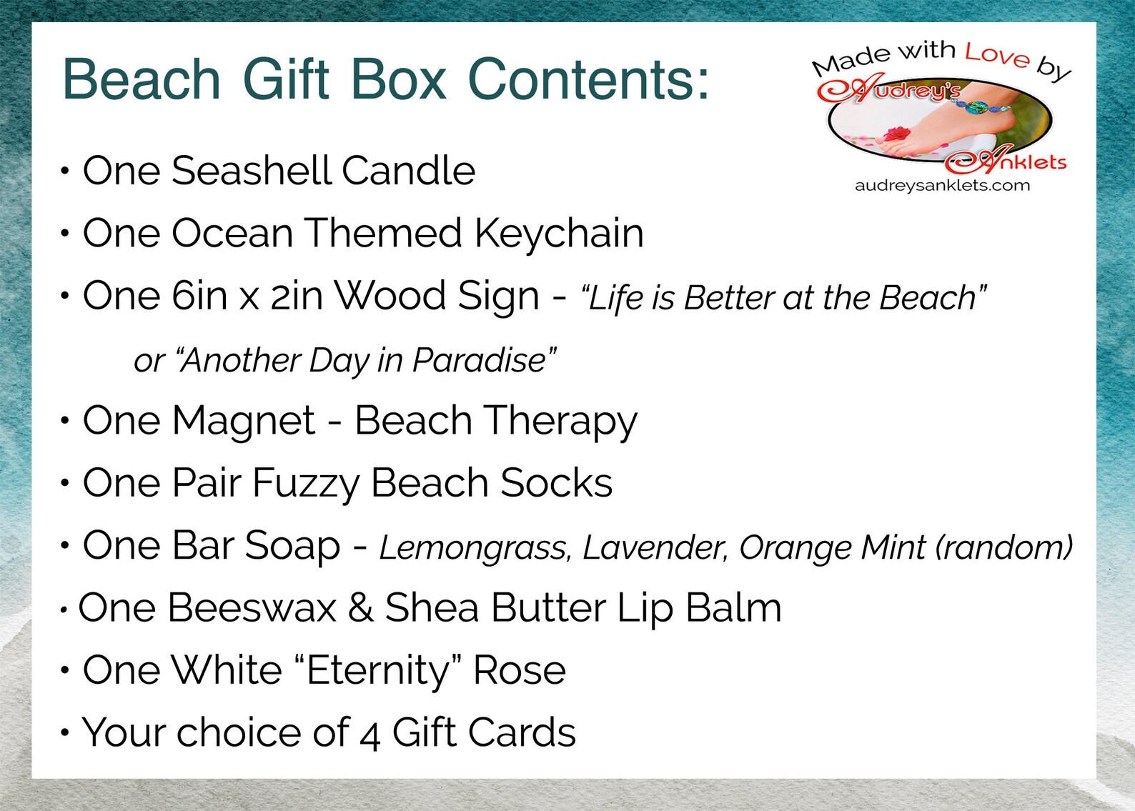 Beach Decor Gift Box Beach Lover Gift for Her Beach Cottage - Etsy