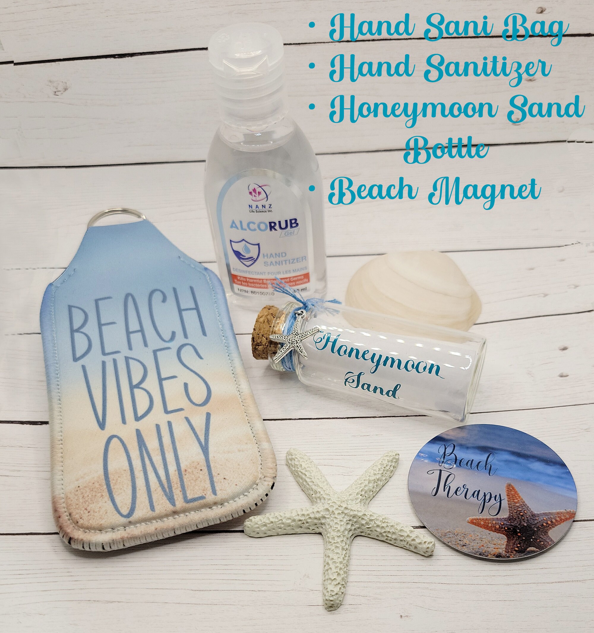 Honeymoon Beach Gift Box, Personalized Gift for Newlyweds, Engagement ...