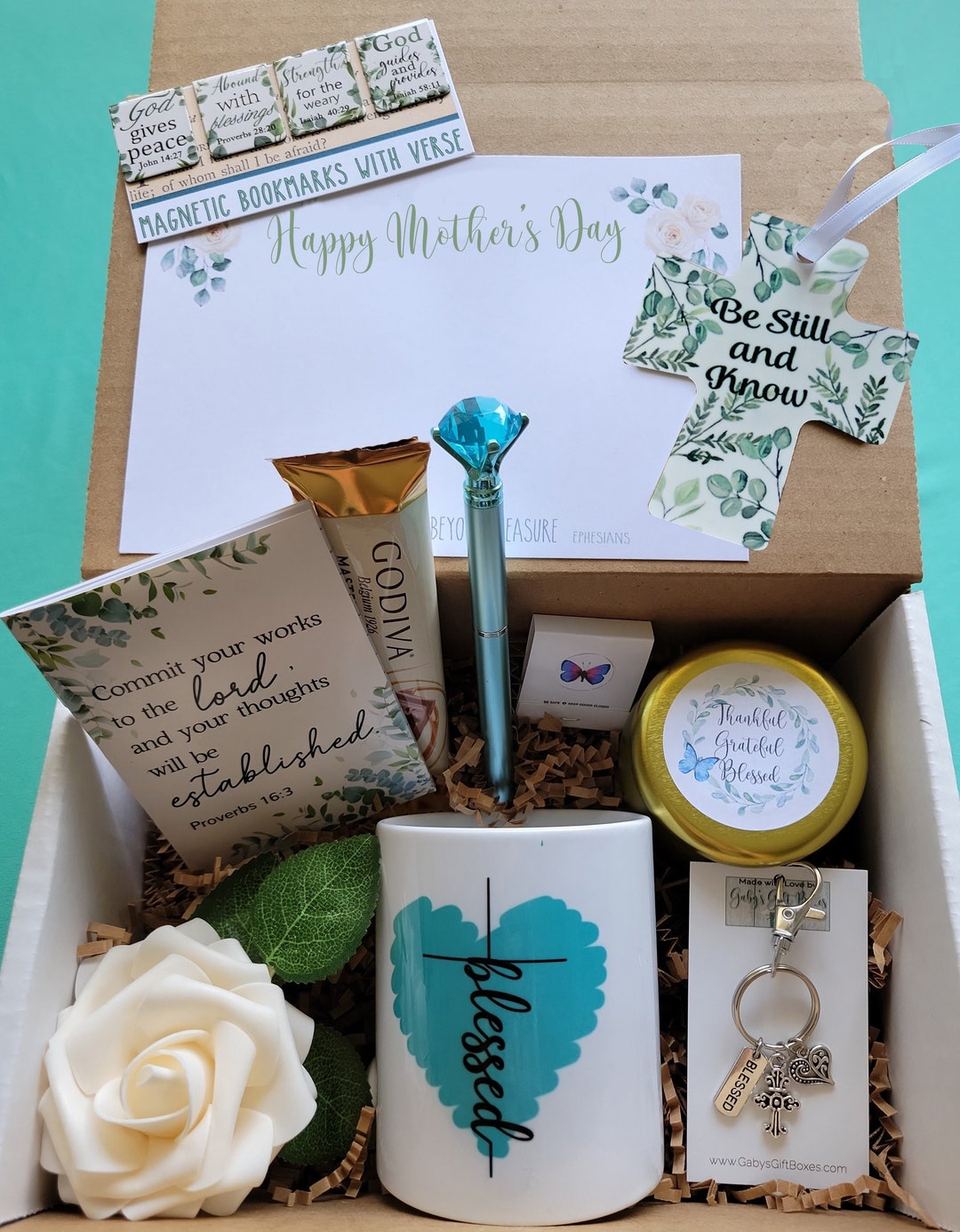 Christian Mothers Day Gift Box, Bible Verse Gifts, Religious, Faith ...