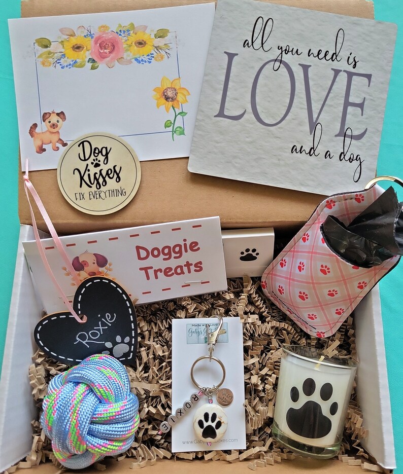 Dog Lover Gift Box Customized Dog Owner Gift Basket New Dog - Etsy