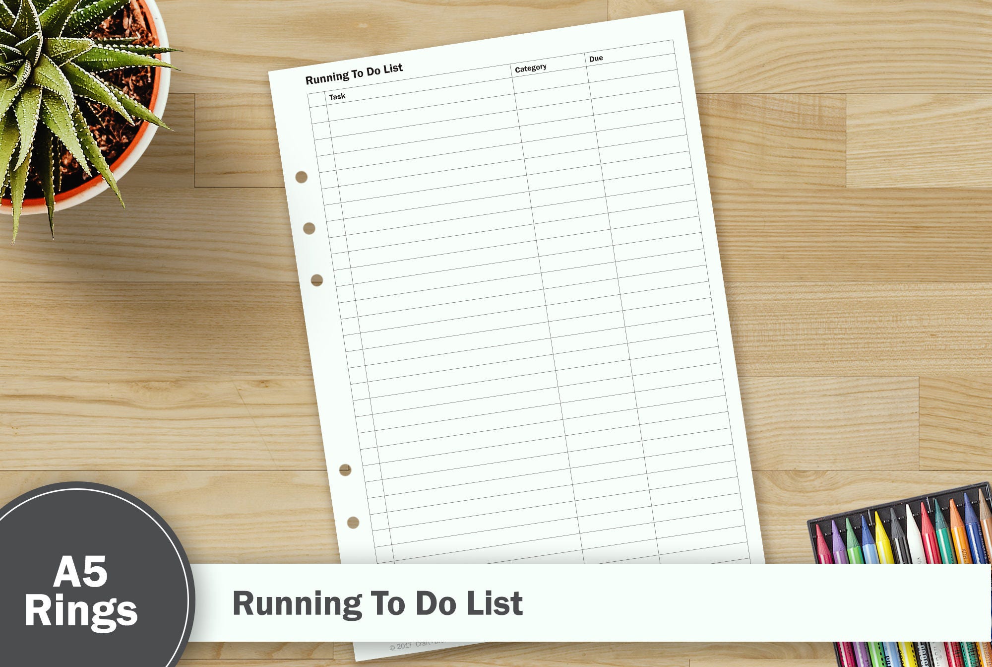 Printable to Do List A5 Size - Etsy