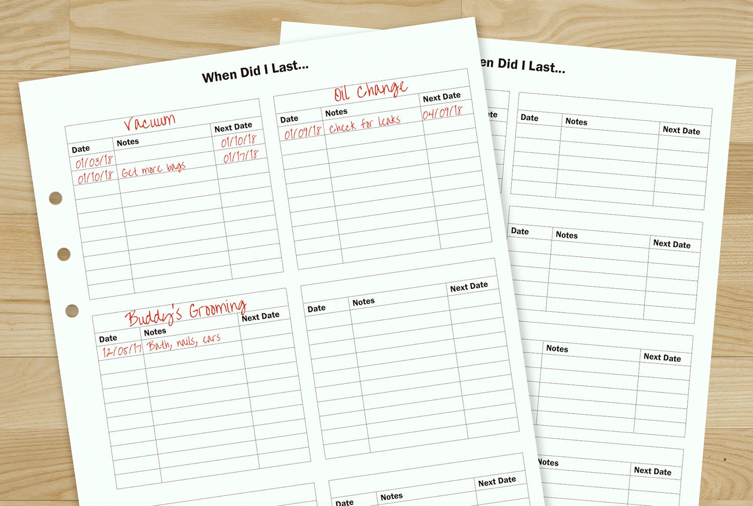 Printable Task Reminder A5 Size - Etsy