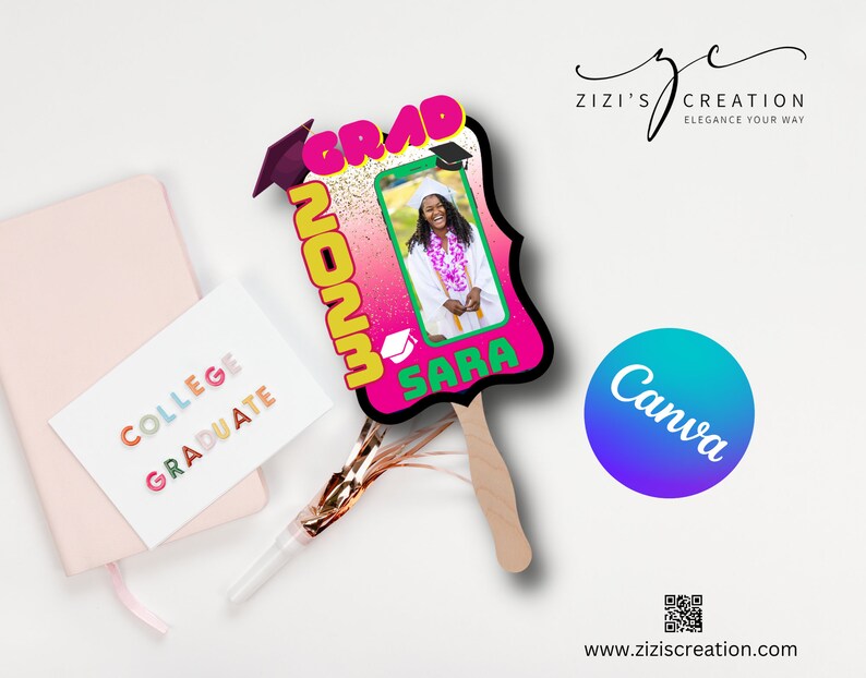 Graduation Fan Personalized College Graduation Fan Commercial - Etsy