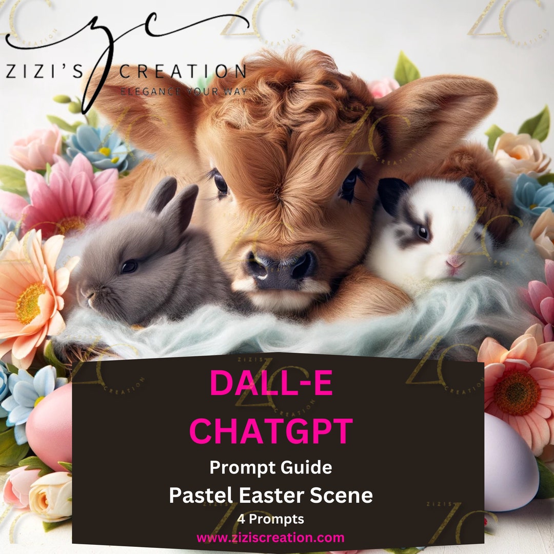 DALL-E Prompt Guide Pastel Easter Scene Prompt Guide Template Chatgpt ...