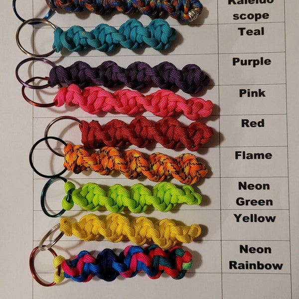 Paracord Key Ring - Etsy