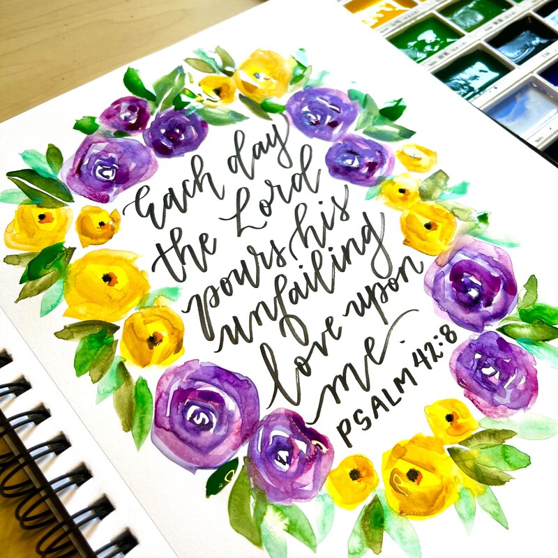 Bible Verse Painting - Etsy
