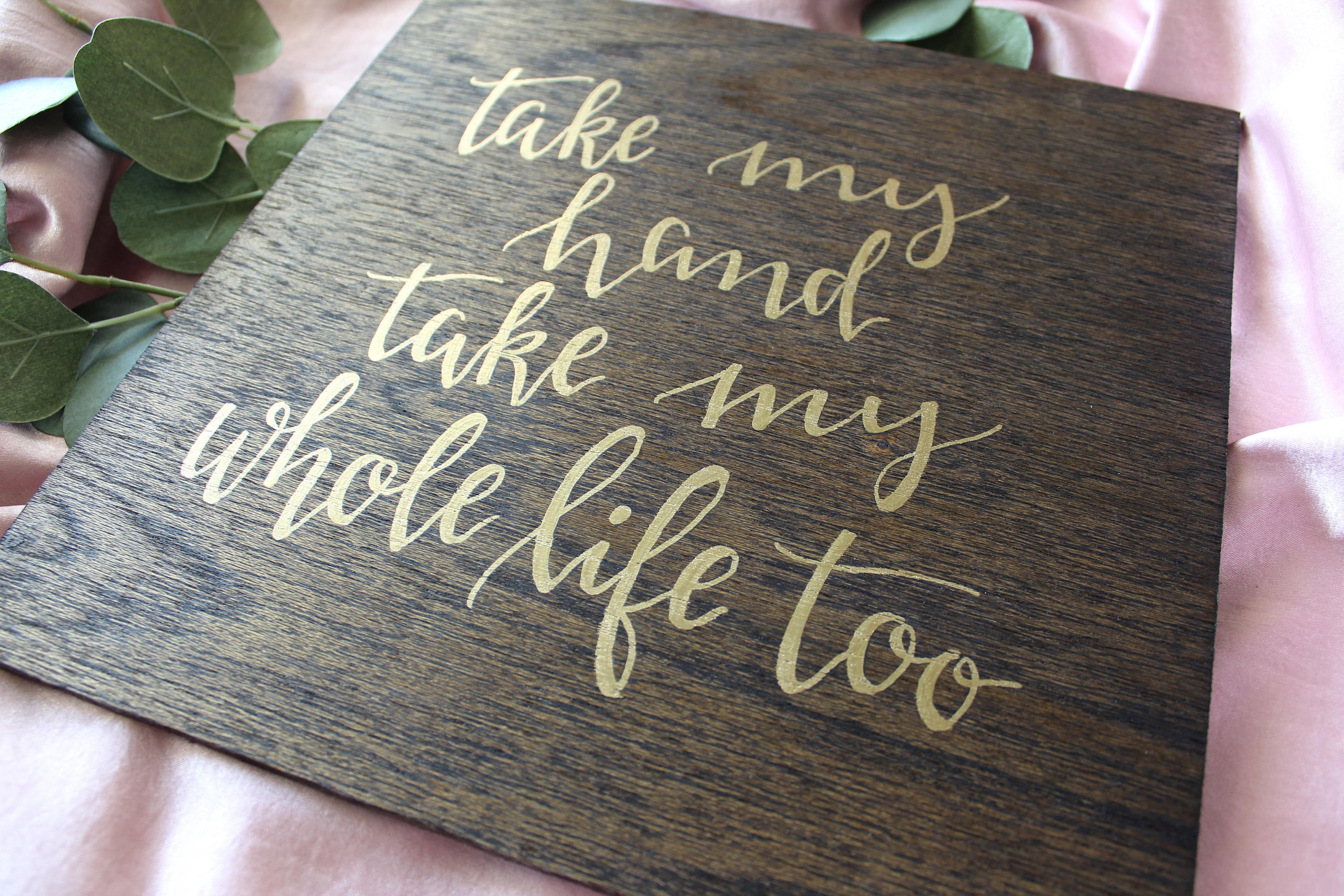 Take My Hand - Wood Sign - Etsy
