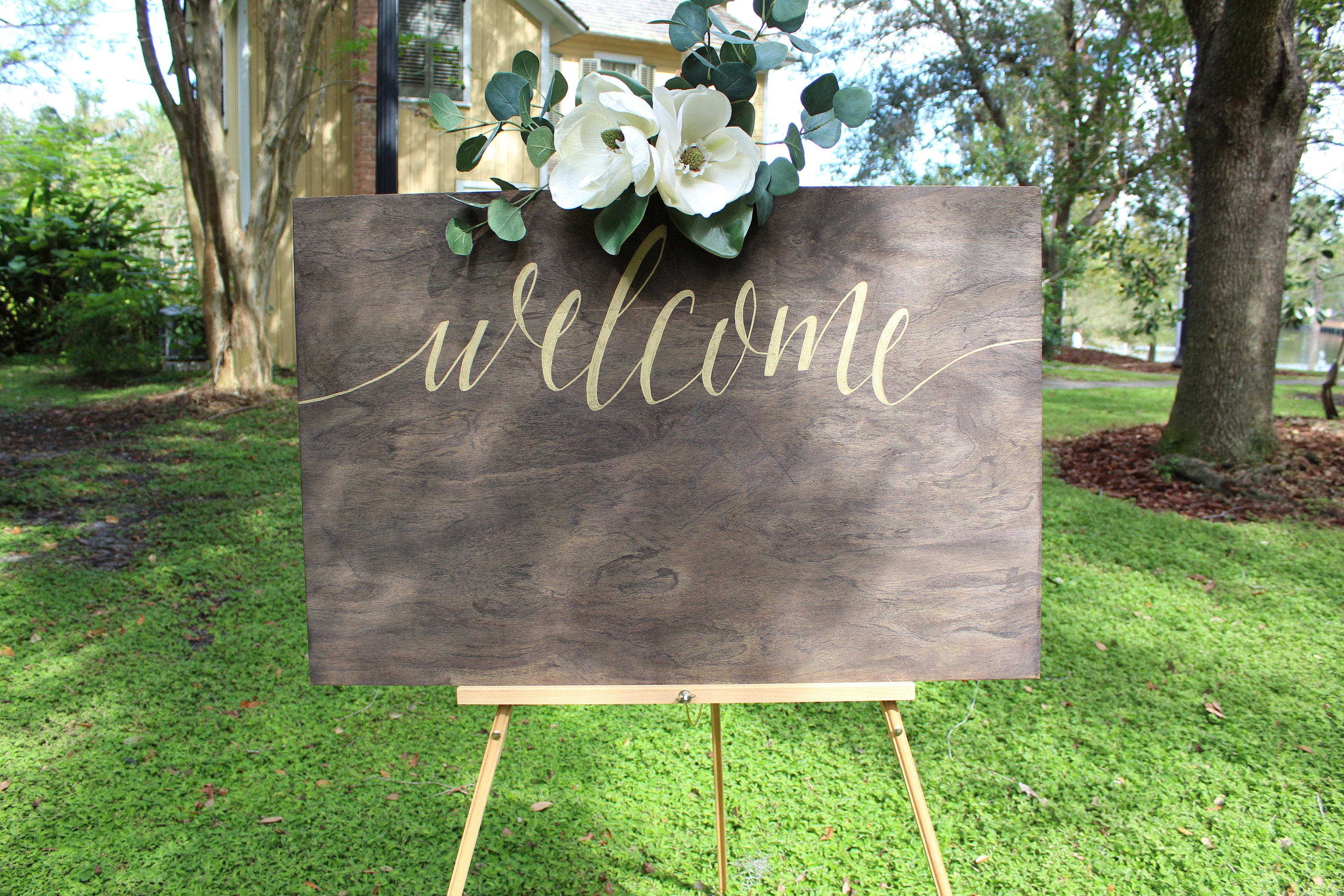 Welcome Wood Sign | Etsy