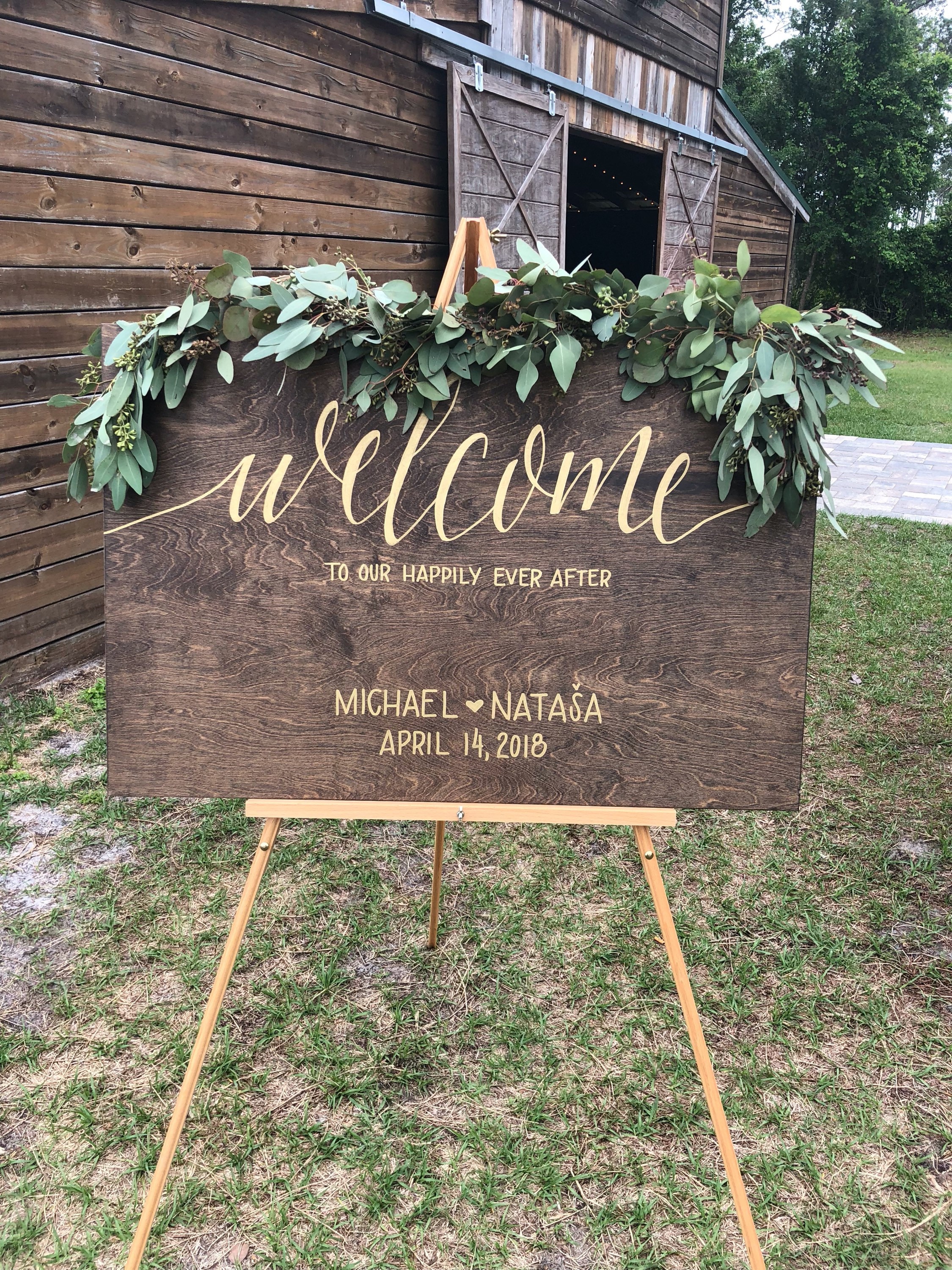 Welcome Wood Sign - Etsy