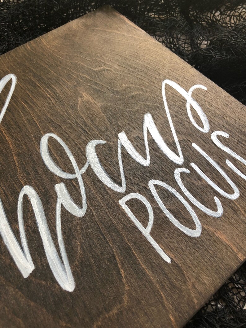 Halloween Sign - Hocus Pocus - Etsy