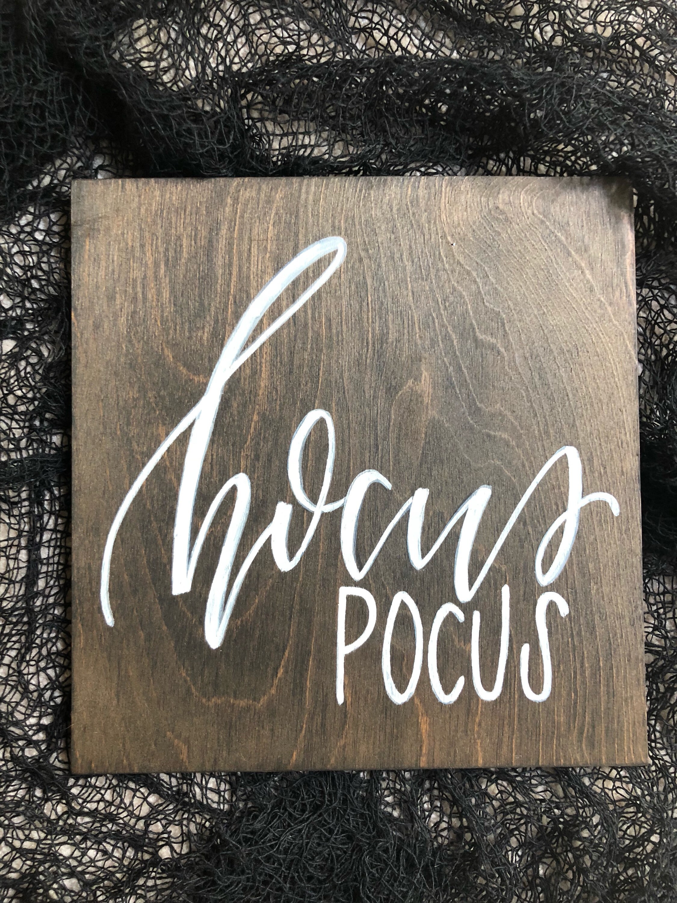 Halloween Sign - Hocus Pocus - Etsy