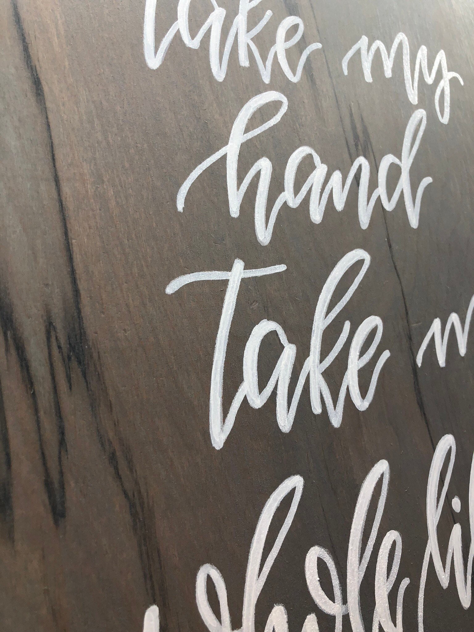 Take My Hand - Wood Sign - Etsy