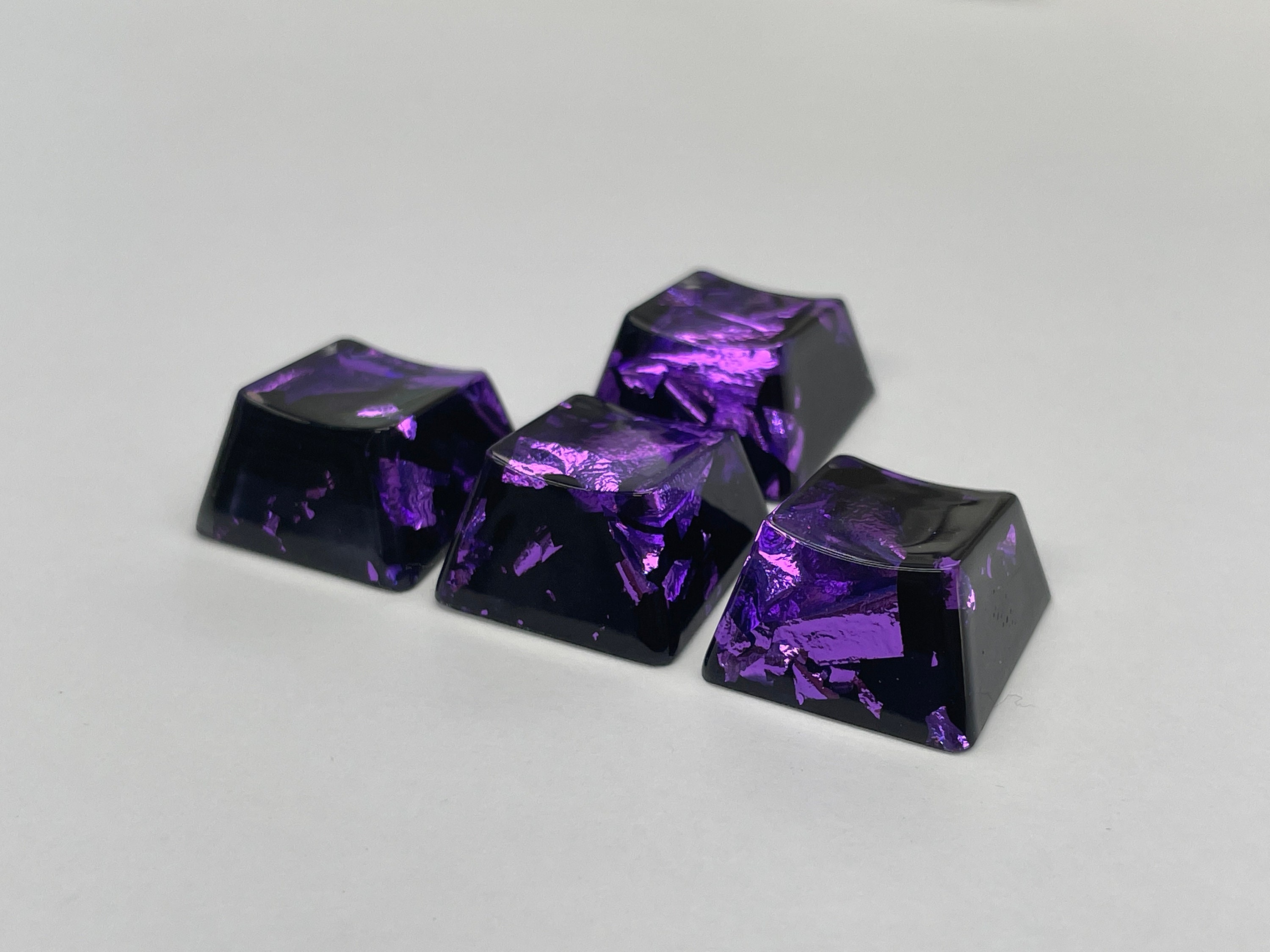 Artisan Keycaps Black & Purple Key cap Space Bar 6.25u 1.5u | Etsy