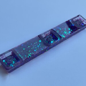 Artisan Keycap Clear With Hexagon Translucent Sparkles Key - Etsy