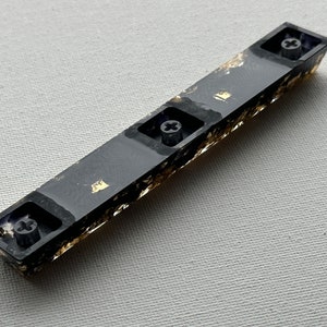 Black & Gold Keycaps - More Sizes - Artisan Glossy Arrow Keys, ESC 1u ...