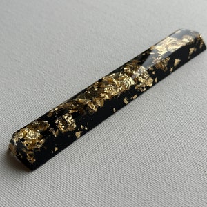 CHERRY PROFILE Black & Gold Artisan Keycap 1u R4 Size Hand Made Keycaps ...
