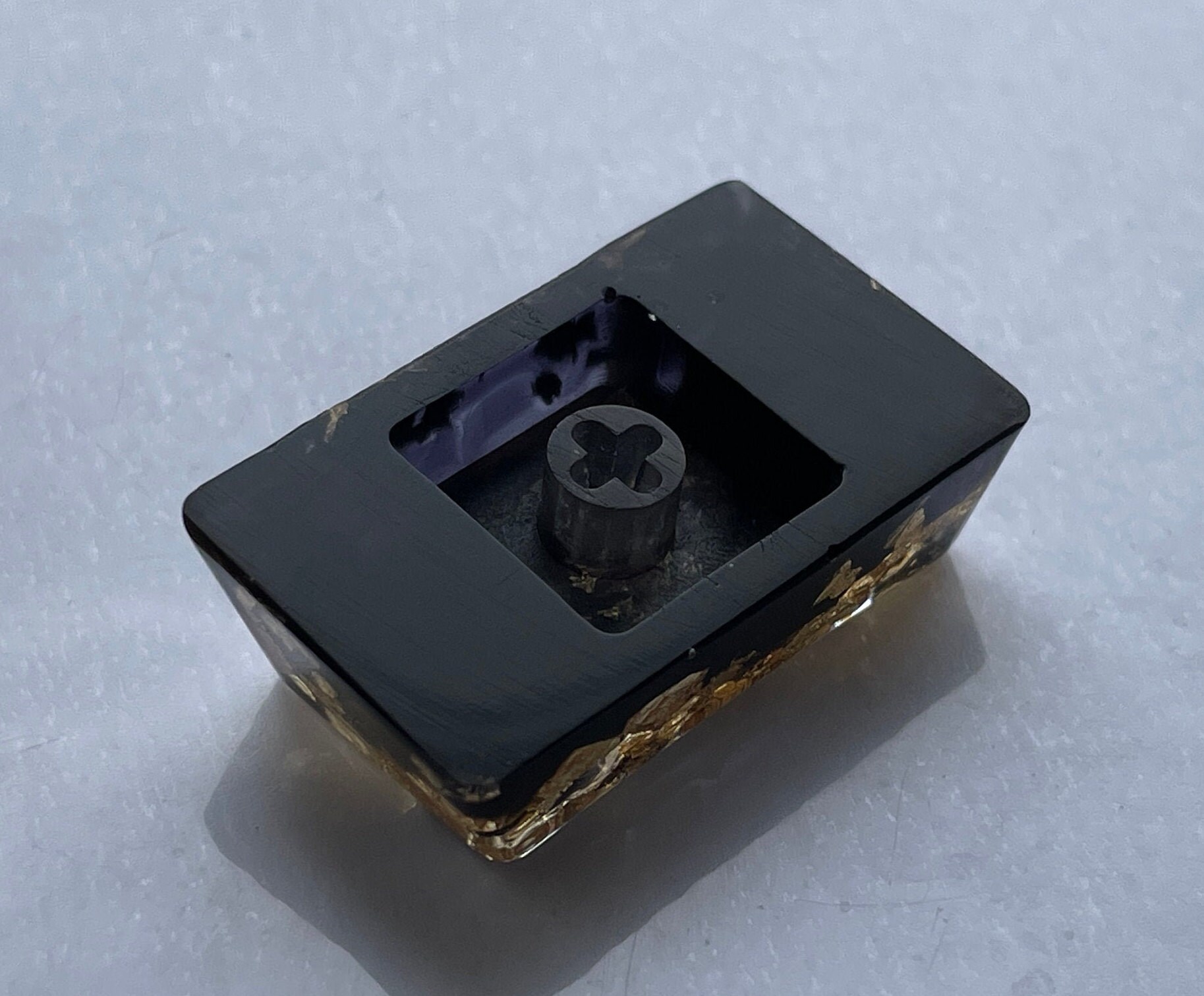 Black & Gold KeyCaps More Sizes Artisan Key cap Hand Made | Etsy