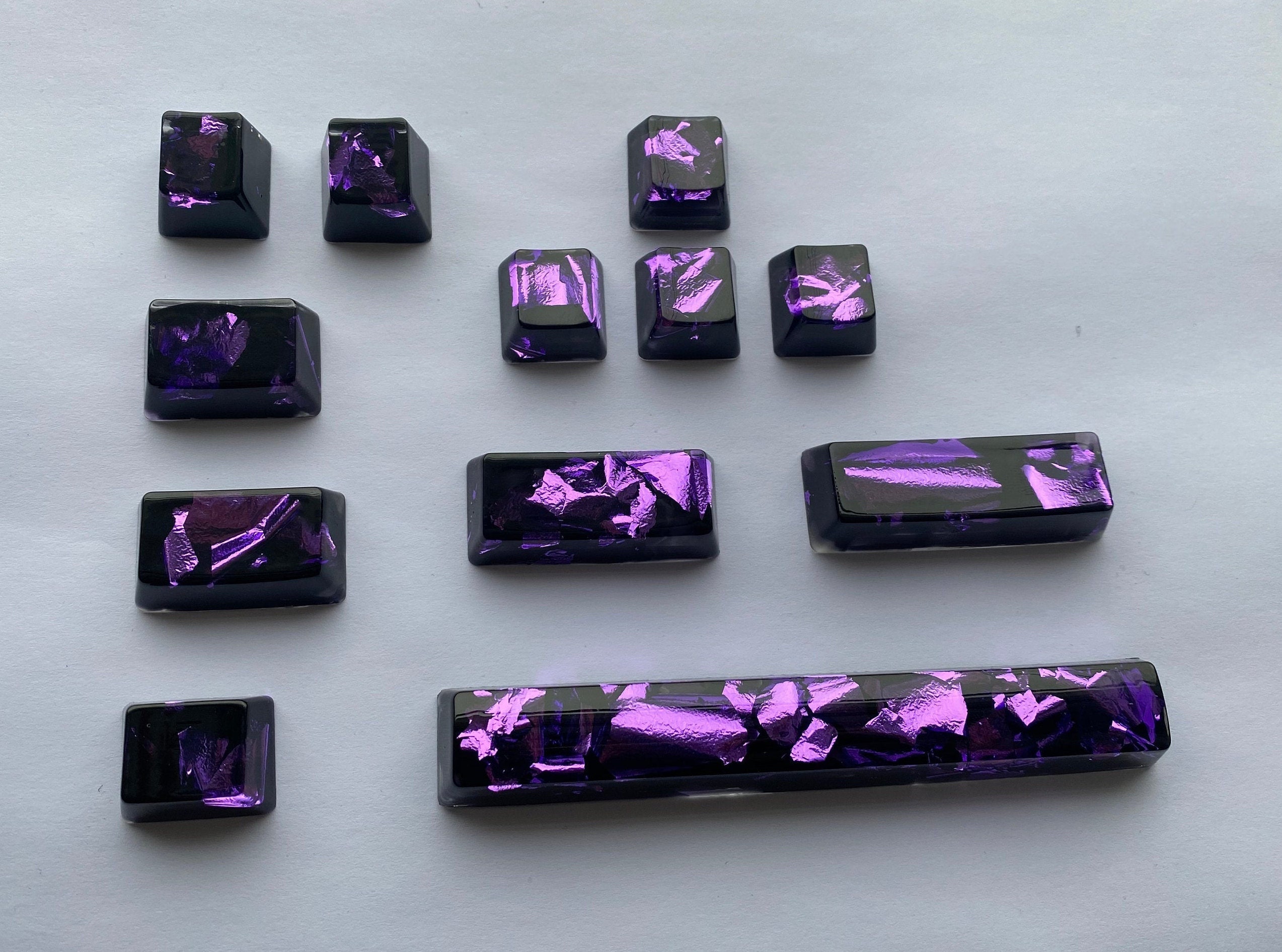 Artisan Keycaps Black Purple Key Cap Space Bar 6 25u 1 5u 1u 1 75u artisan-keycaps-black-purple-key-cap-space-bar-6-25u-1-5u-1u-1-75u