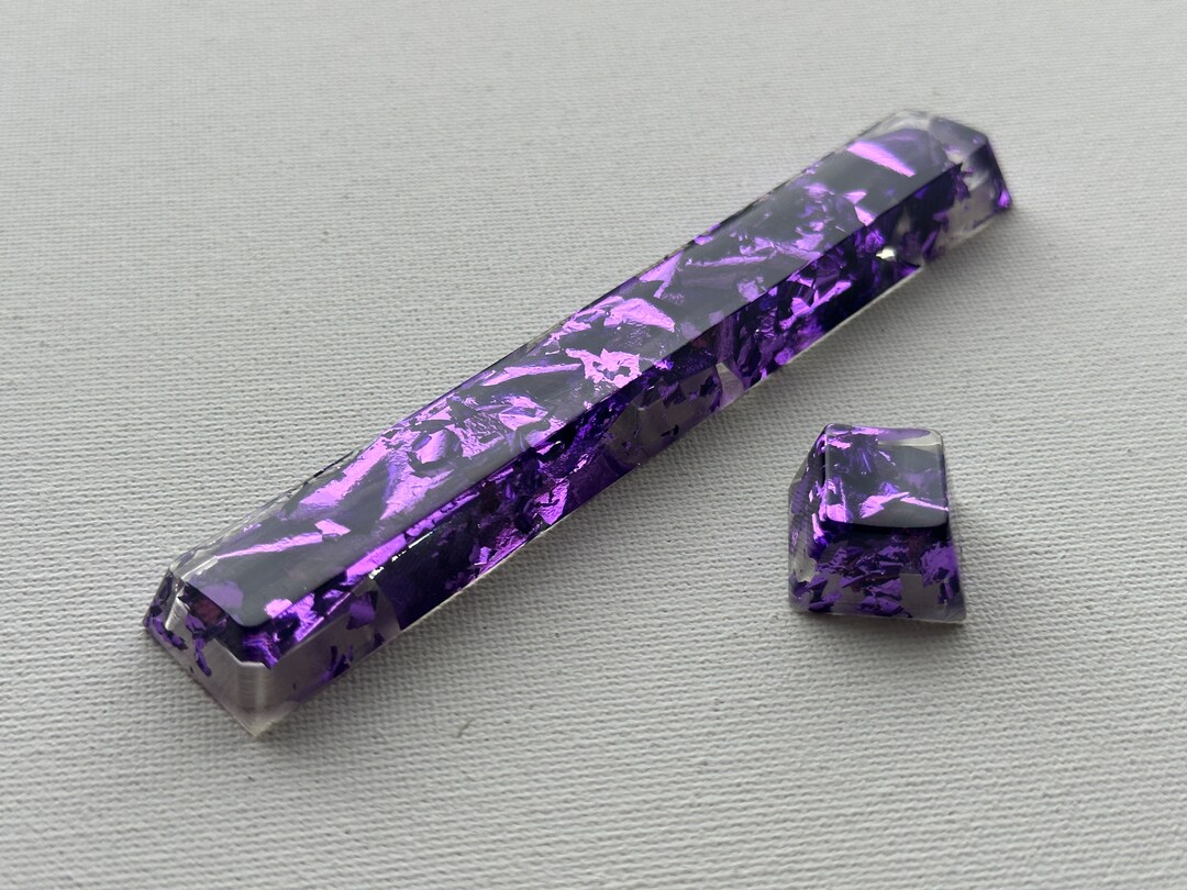Cherry Profile - Clear With Purple Foil ESC 1u (R4), Spacebar 6.25u ...