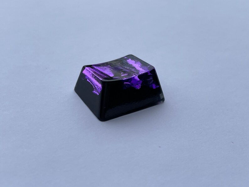 Artisan Keycaps Black & Purple Key Cap Space Bar 6.25u 1.5u - Etsy