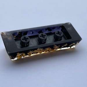 Black & Gold Keycaps - More Sizes - Artisan Glossy Arrow Keys, ESC 1u ...