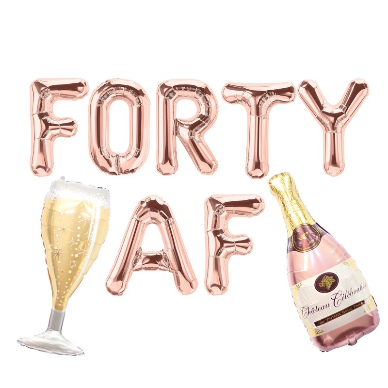 Forty Af Decorations - Etsy