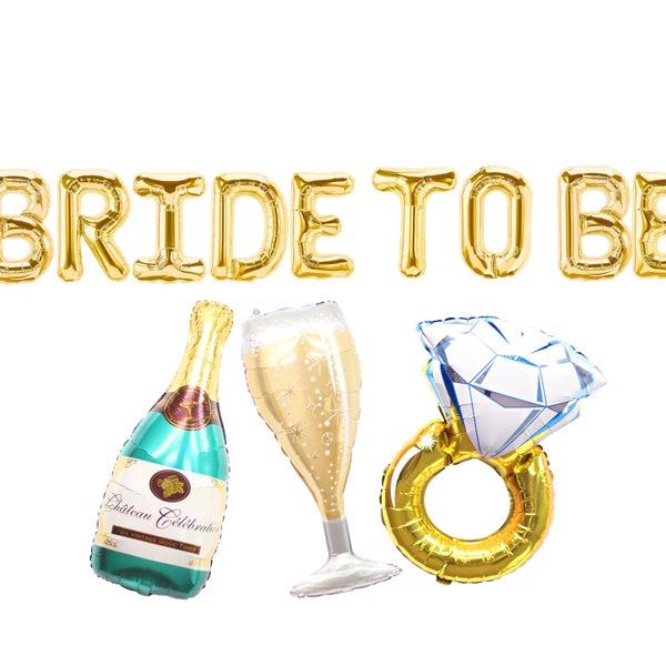 Gold Bride Balloon - Etsy