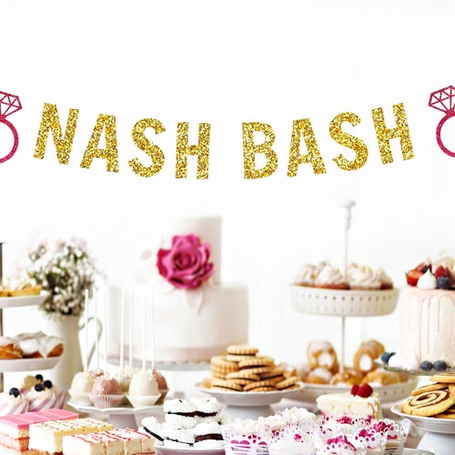 Personalized Nash Bash Banner Gold / Nashville Bachelorette - Etsy