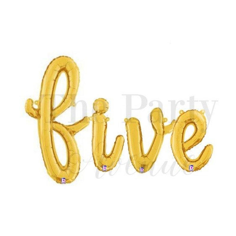 Cursive Balloon - Etsy