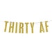 THIRTY AF Banner Gold Glitter Banner 30th Birthday Banner | Etsy