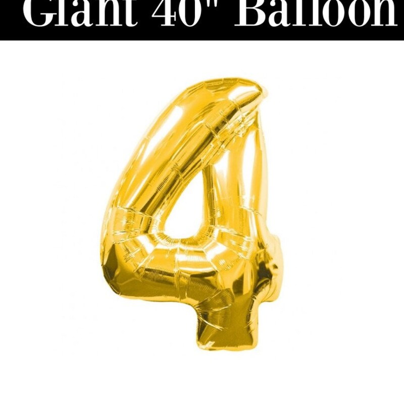 Small Number Balloon - Etsy