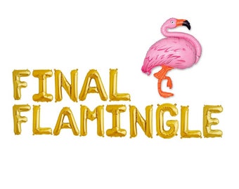 Flamingo letters | Etsy