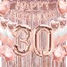 30th Birthday Decorations Party Supplies 30 Banner Rose Gold | Etsy