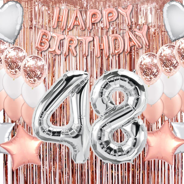 48th Birthday Balloons - Etsy