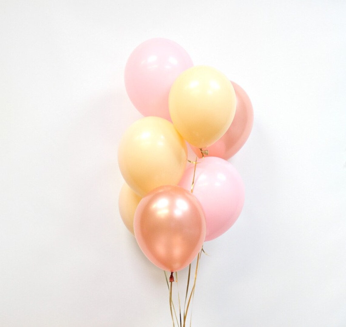 Blush Pink Balloons Mix 11 Standard Balloon Wedding - Etsy