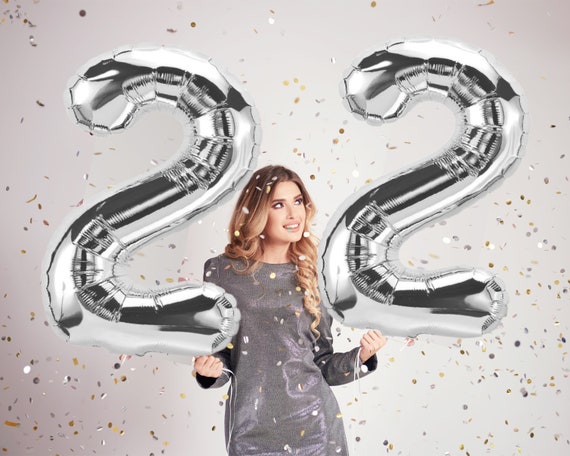 22 number balloons store