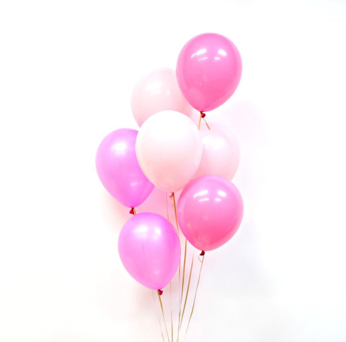 Pink Balloon Mix Pink Balloon Bouquet Hot Pink Balloon | Etsy