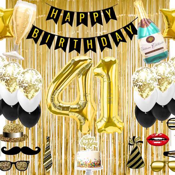 41st Birthday Decor - Etsy