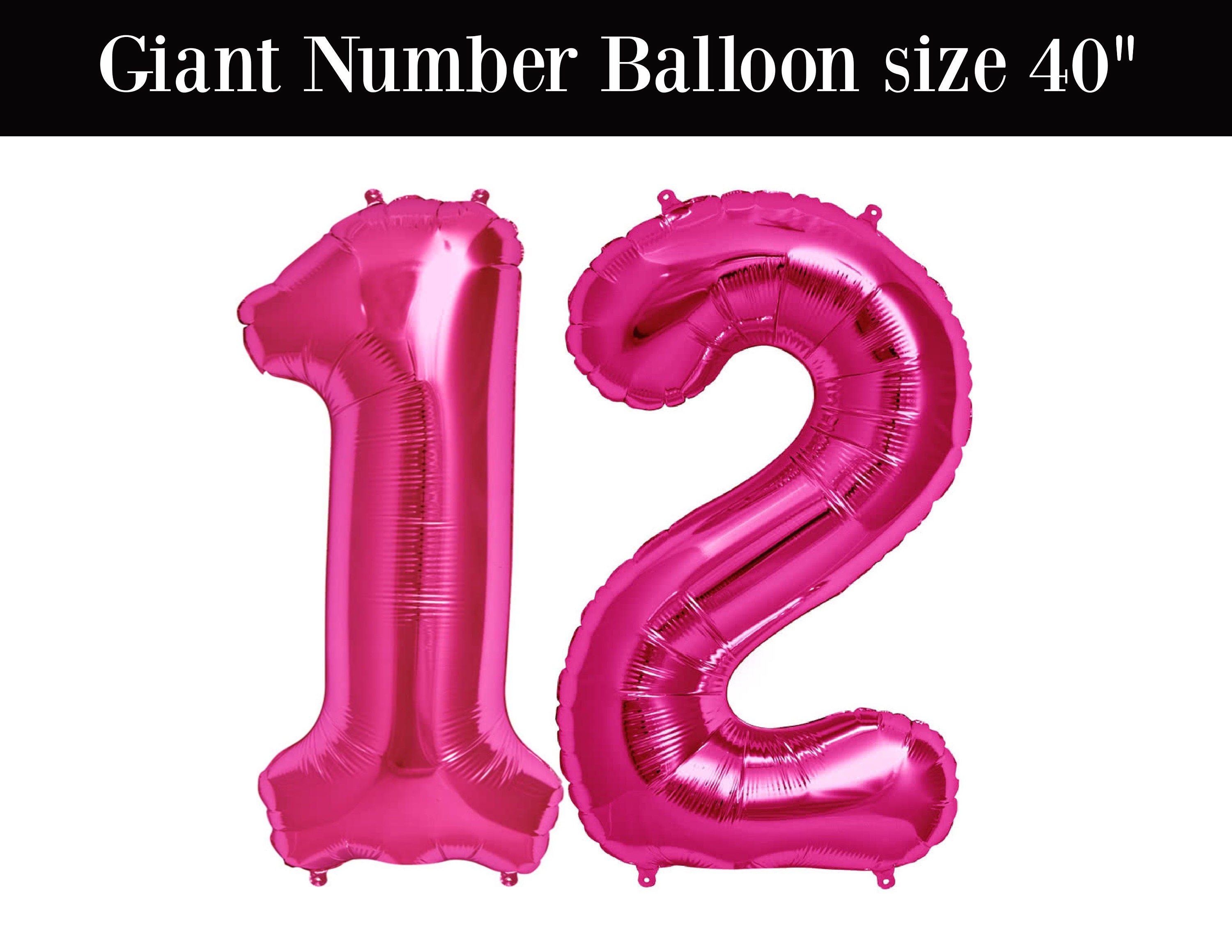 Balloons With Number 12