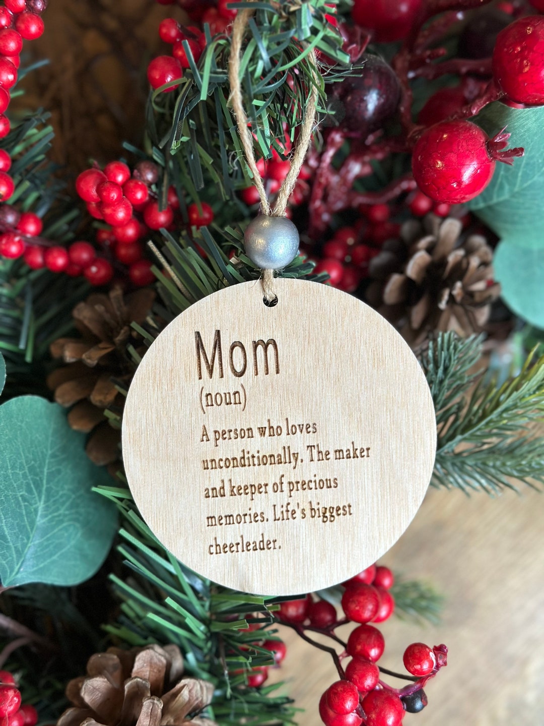 Mom Definition Ornament- Custom Mom Ornament- Personalized Christmas ...
